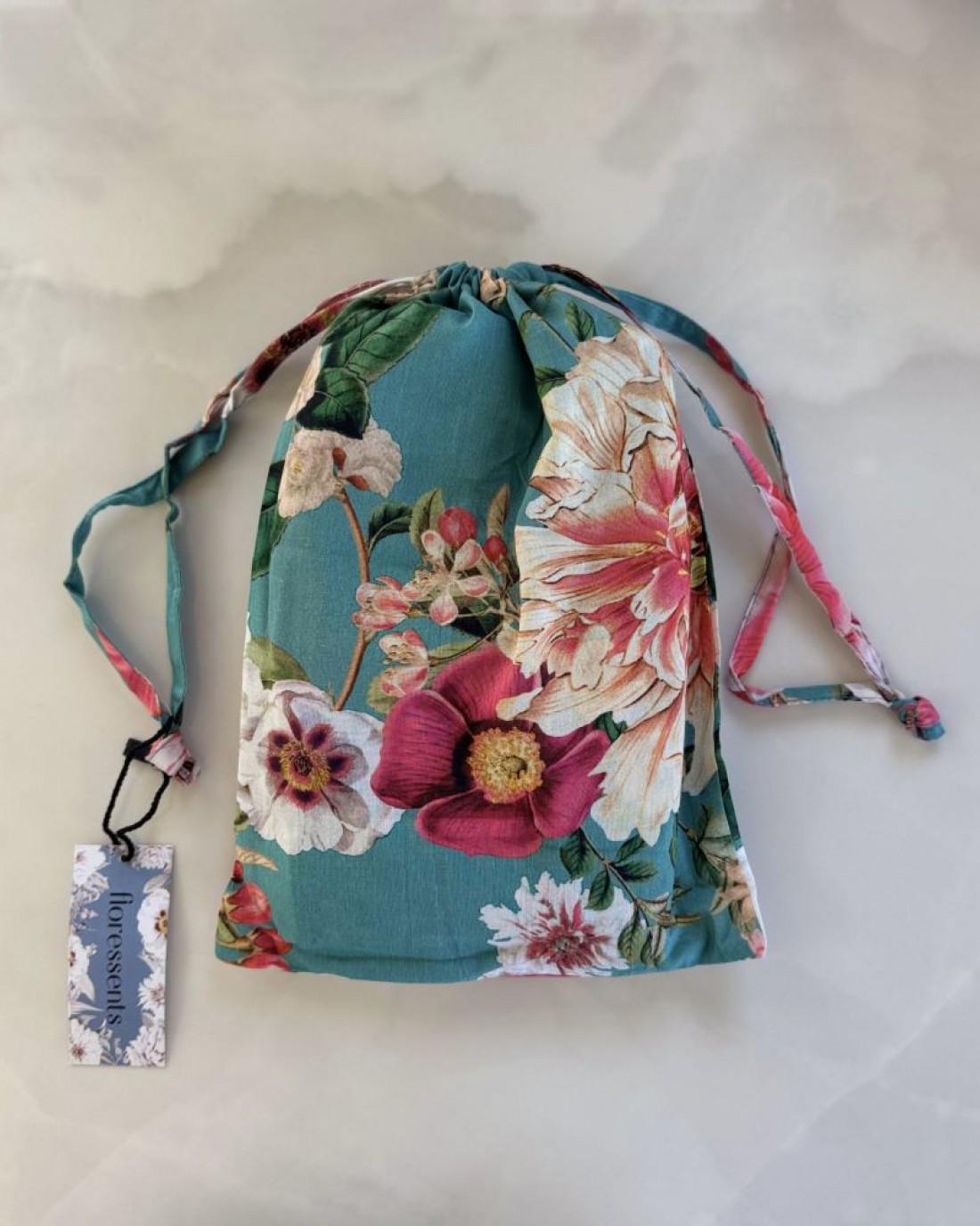 Floressents Fleur kimono robe lagoon